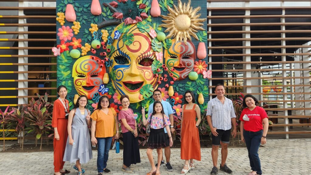 Masskara Wall , Megaworld's The Upper East | Symbol of Hope and Unity